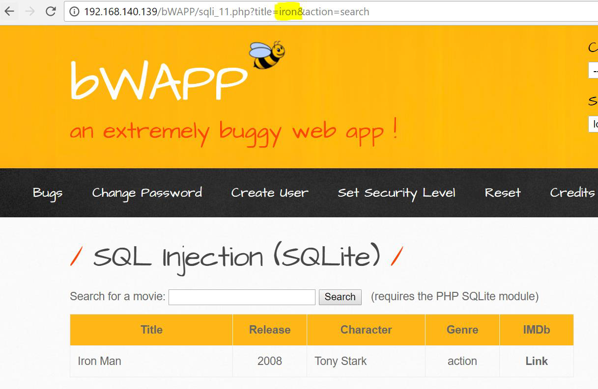 Sql Injection Sqlite · Teckk2